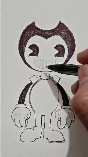 Dibujo a Bendy -Bendy And The Ink Machine ✒️ #parati #fyp #shorts #dibujo #bendyandtheinkmachine