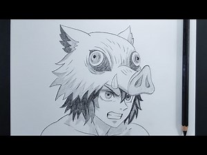 How To Draw Inosuke Step By Step ||| Demon Slayer Fanart Drawing