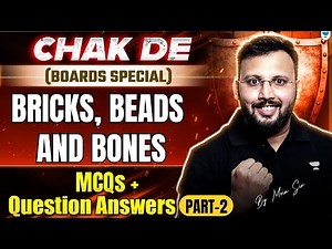 Class 12 History | Bricks, Beads and Bones | MCQs & Question Answers | Boards Special l By Moin Sir