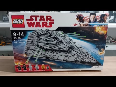 Lego Star Wars First Order Star Destroyer. (75190/2017)