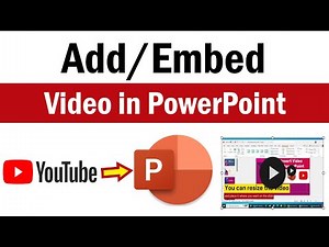 how to add video in powerpoint | how to embed a video into powerpoint | insert video in powerpoint