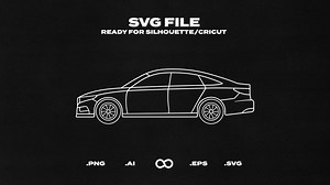 Honda Accord Car SVG/EPS Vector Outline - Printable, Cricut & Silhouette File - Etsy Canada