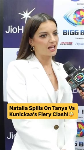 22K views · 81 reactions | Exclusive interview with TellyMasala Natalia opened up about the heated fight between Tanya and Kunickaa in Bigg Boss 19. She shared her views on how the argument unfolded and what led to the intense clash. Her take has added more buzz to the ongoing drama inside the house! #nataliajanoszek #biggboss19 #tellymasala #fight #interview #tvshow | Telly Masala | Facebook