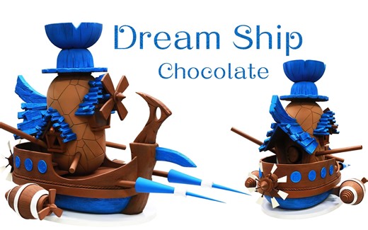 2.2M views · 108K reactions | I love traveling, so I used chocolate to build myself a dream ship that can sail on the water and soar in the air. It is not only a means of transportation, but also a mobile home. There are countless details waiting for you to witness. #chocolate #chocolateshowpiece #chocolatesulpture #foodporn | Kris Zhaokai | Facebook