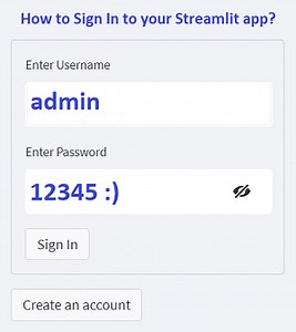 Simple User Authentication for Your Streamlit App using MongoDB