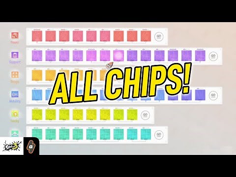 ALL color chips in Side Order DLC Splatoon 3