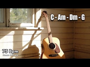 My Ex (C Major) Romantic Acoustic Guitar Backing Track 173