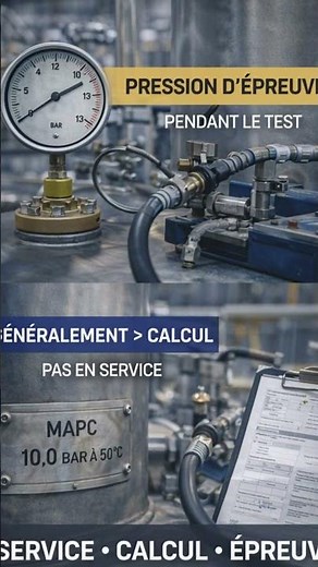 Pression de calcul, pression d’épreuve et pression de service : enfin la vraie différence