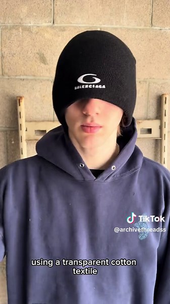 Balenciaga Loop Icon Beanie - Autumn 2024 Collection