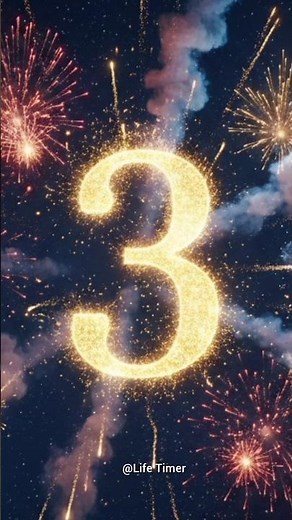 3 2 1… HAPPY NEW YEAR! 🎉 Countdown Fireworks Celebration #countdown #happynewyear2026 #shorts