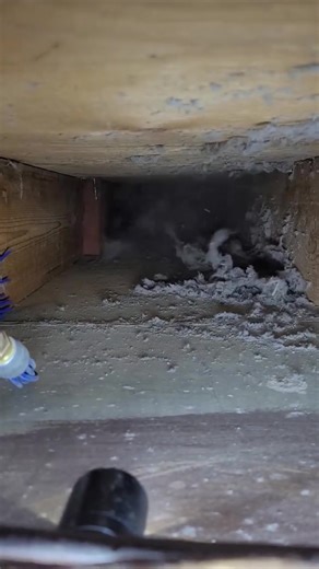 This is a sample of the duct cleaning process in a residential cleaning. #DuctCleaning #service #SafeHome #ultracleaning | UltraClean Air Systems