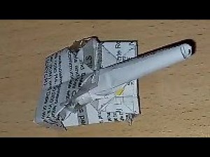 origami tractor- easy.