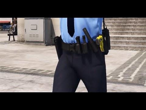 How to setup and use the removable Taser holster script on RAGE Modifications EUP Belts - FiveM