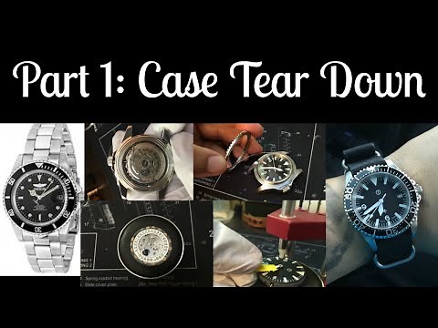 Invicta Watch Mod Part 1 of 3: Taking the Case Apart