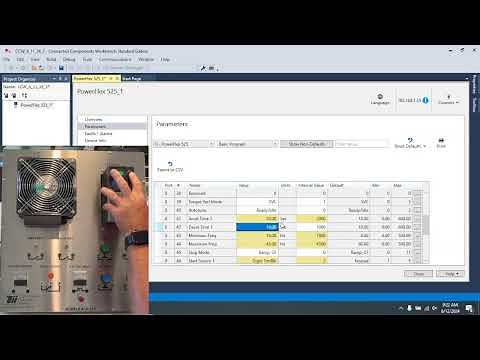 Ramp up and Down Speed for PowerFlex 525 using CCW