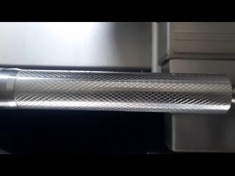 Knurling operation using single point cutting tool | Turning machine Knurling operation in CNC Lathe