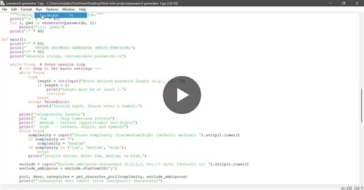 #python #codsoft #internship | Simran Chanpur