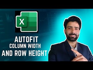 Autofit Column Width and Row Height in Microsoft Excel (SAVE YOUR TIME)
