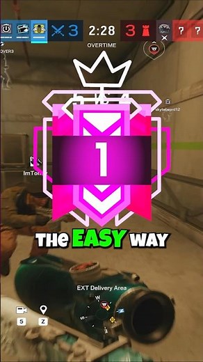 The EASIEST Way to Reach #1 Champion in R6