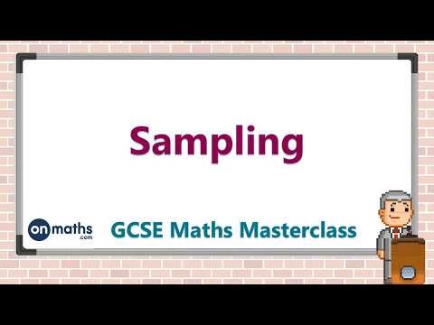 Sampling - GCSE Maths Masterclass (3.01)