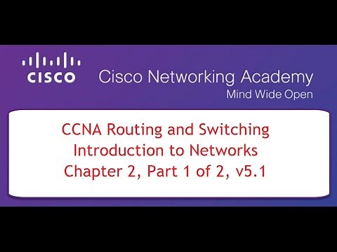 NETACAD CCNA Course 1, Chapter 2, Part 1 of 2, v5.1