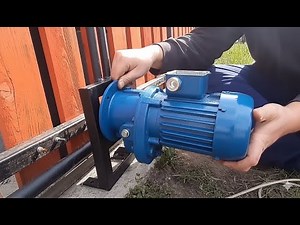 DIY Electric Gate for 50 USD, Old Electric Motor & Chain Drive