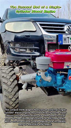 The Unusual Mod of a Single Cylinder Diesel Engine