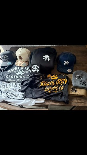 Just got my Rust & Iron Clothing Co. Merch and I’m LOVING IT!! Yall gotta go check these guys out. Awesome gear, and great people!!! | Dylan Wolfe Music