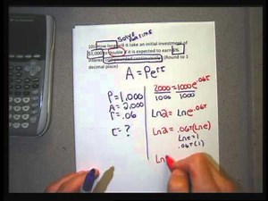 College Algebra section 6 7 financial models