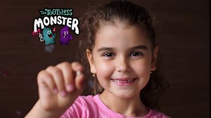 The ONLY Toy That Magically Gains a Tooth with Each Tooth Fairy Visit - Boxed Set Includes Plush Monster, Hardcover Book, and Special Teeth for Monster - Meli (Purple) Version