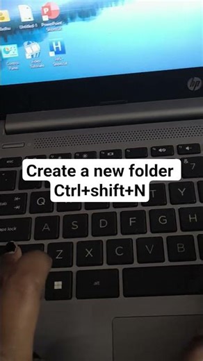 New Folder in 2 Seconds 😱#computerhacks #trendingshorts #msword #dailyshorts