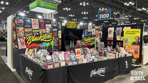 In honor of National Comic Book Day today, Blackstone Publishing has some Marvel-ous book news: WE’RE BACK and coming to avenge NYC for New York Comic Con 2023! Join us daily (October 12-15) at BOOTH #3524 for free print ARCs audiobook download, autographed books, swag giveaways, and author signings with James Murray and David R. Slayton! Stay tuned for more information as we get closer to the event. We can’t wait to see you there! . . . . . #NYCC #NewYorkComicCon #BlackstoneBooks #BlackstonePub