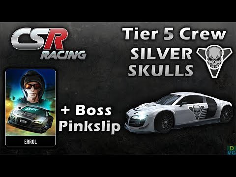 CSR Racing | Tier 5 Crew Battle - Silver Skulls + Boss Pinkslip - Errol's Audi R8 LMS