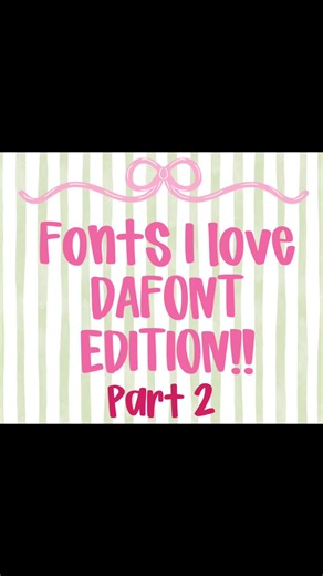 Dafont Fonts for Banner Artists: Part 2