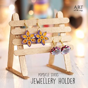 291K views · 6.5K reactions | DIY: Popsicle Sticks Jewellery Holder Follow us on Instagram: https://www.instagram.com/ventunoart | Art All The Way | Facebook