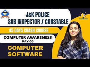 COMPUTER SOFTWARE (LEC-03) || COMPUTER KNOWLEDGE || JKP SI / CONSTABLE || BY TANIA MA'AM