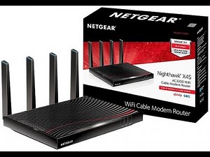 C7800-100NAS Netgear Nighthawk X4S C7800 Cable Modem Router 2.40GHz ISM Band 3200Mbps Wireless Speed