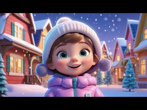 Little Snowflake Dance Christmas Glow | Christmas Nursery Rhyme | Kids Songs | Baby Music
