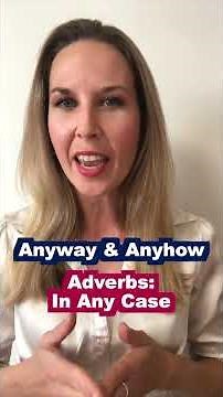 Anyway, Anyways, Anyhow, Anywho - Confusing English Words 😏