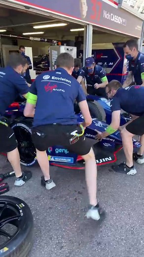 Formula E Pit Stop Practice