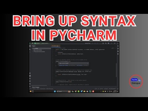 How to Bring up Syntax in Pycharm - Step-by-Step Guide
