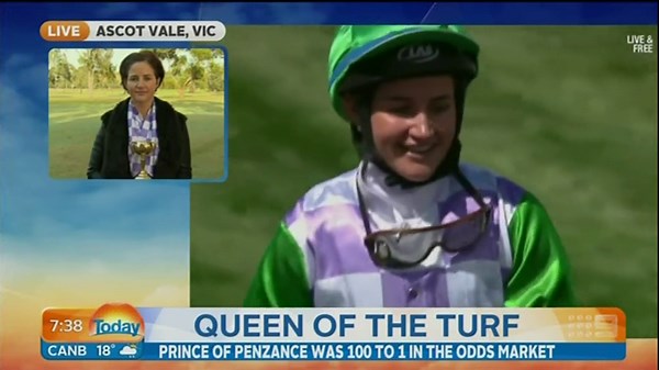 Michelle Payne is the first female to win the Melbourne Cup