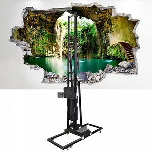 [Hot Item] Outdoor and Indoor Wall Printer Machine 3D Wallpen Portable Small Glass HD Precision Machine