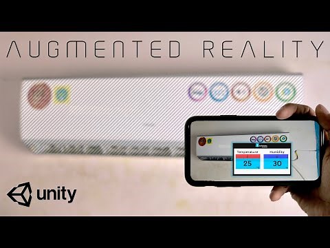 Monitor Temperature using Augmented Reality & IoT