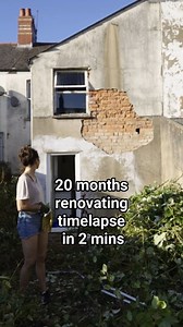 777K views · 3.6K reactions | 20 months renovating in 2 mins 﫡. Remember how scary that back wall was!! Whats been your fave moment of Restoringnbumber four so far? #renovation #timelapse #diy #cleaning #cleaningmotivation #abandoned #garden #cleaningservice | Restoring Number Four | Facebook