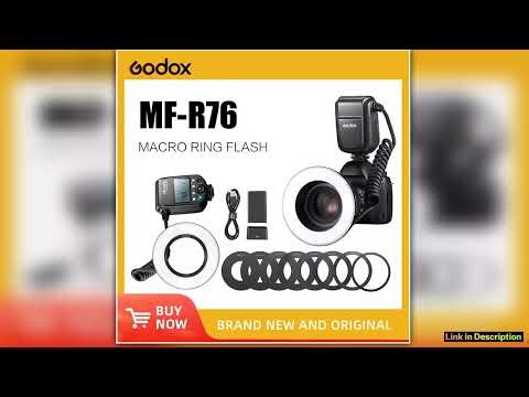 Godox MFR76 RING76 5000K Macro LED Ring Light Speedlite Flash Light for Sony Canon Nikon Camera 5D