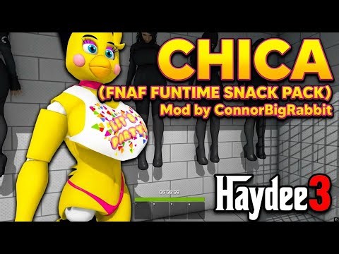 Chica (FNAF FUNTIME SNACK PACK) Mod by ConnorBigRabbit | Haydee 3 | Haydee Redux - White Zone, 4K