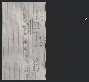 calculate period of oscillation of bloc... | Filo