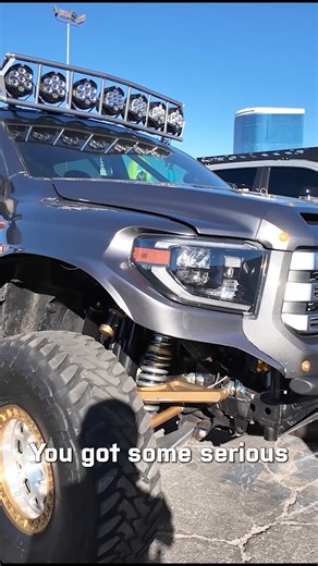 Pre-runner builds are taking over SEMA 2025 — and this Tundra proves why. 💪 Massive suspension, beadlocks, and that wild side-exit exhaust. 🔥 Watch more XT SEMA 2025 builds → https://bit.ly/4qH7nNg | ExtremeTerrain.com