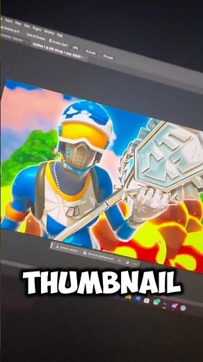 MAKING A FORTNITE THUMBNAIL IN 1 MINUTE (Tutorial)